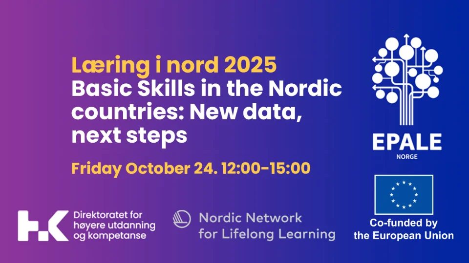 Læring I Nord 2025 Basic Skills In The Nordic Countries New Data Next Steps Nll
